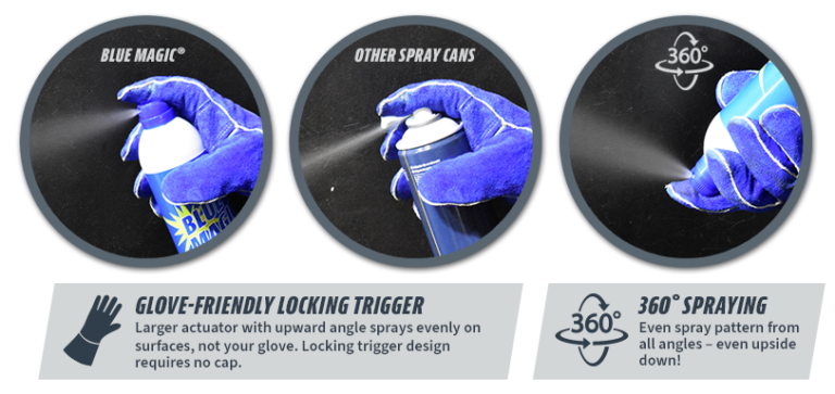 Blue Magic® Anti-Spatter Air-Powered Spray Can - Wire Wizard Welding ...